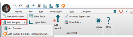 Adding Samples to the Workspace - FlowJo Documentation | FlowJo ...
