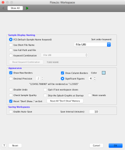 Workspace - FlowJo Documentation | FlowJo Documentation - Documentation ...