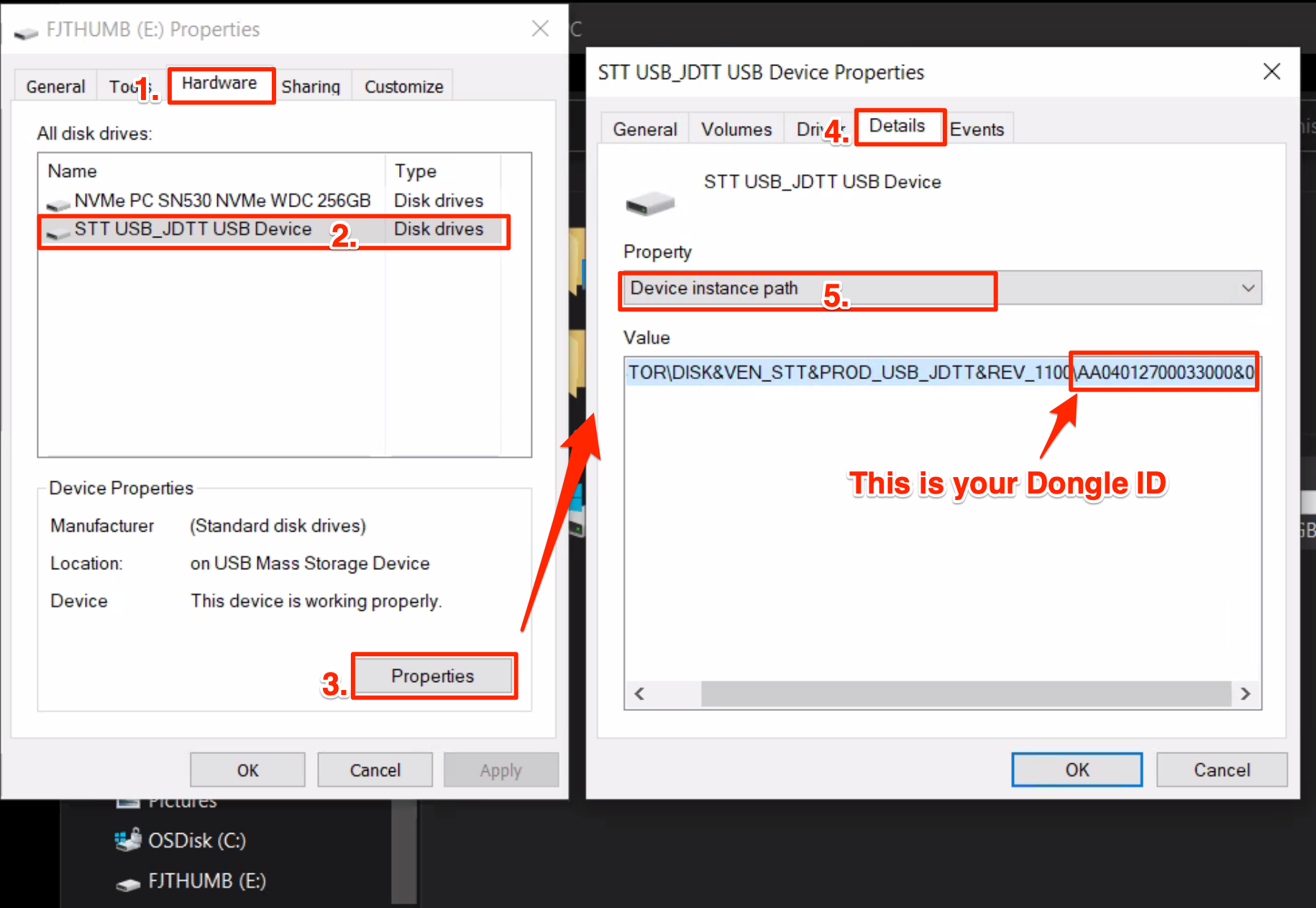 Finding Dongle ID (Older Dongles – Red/Black Switchblade 2009-2023) - FlowJo Documentation ...