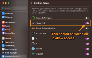 Macos13 Permissions Ventura Flowjo Documentation Flowjo
