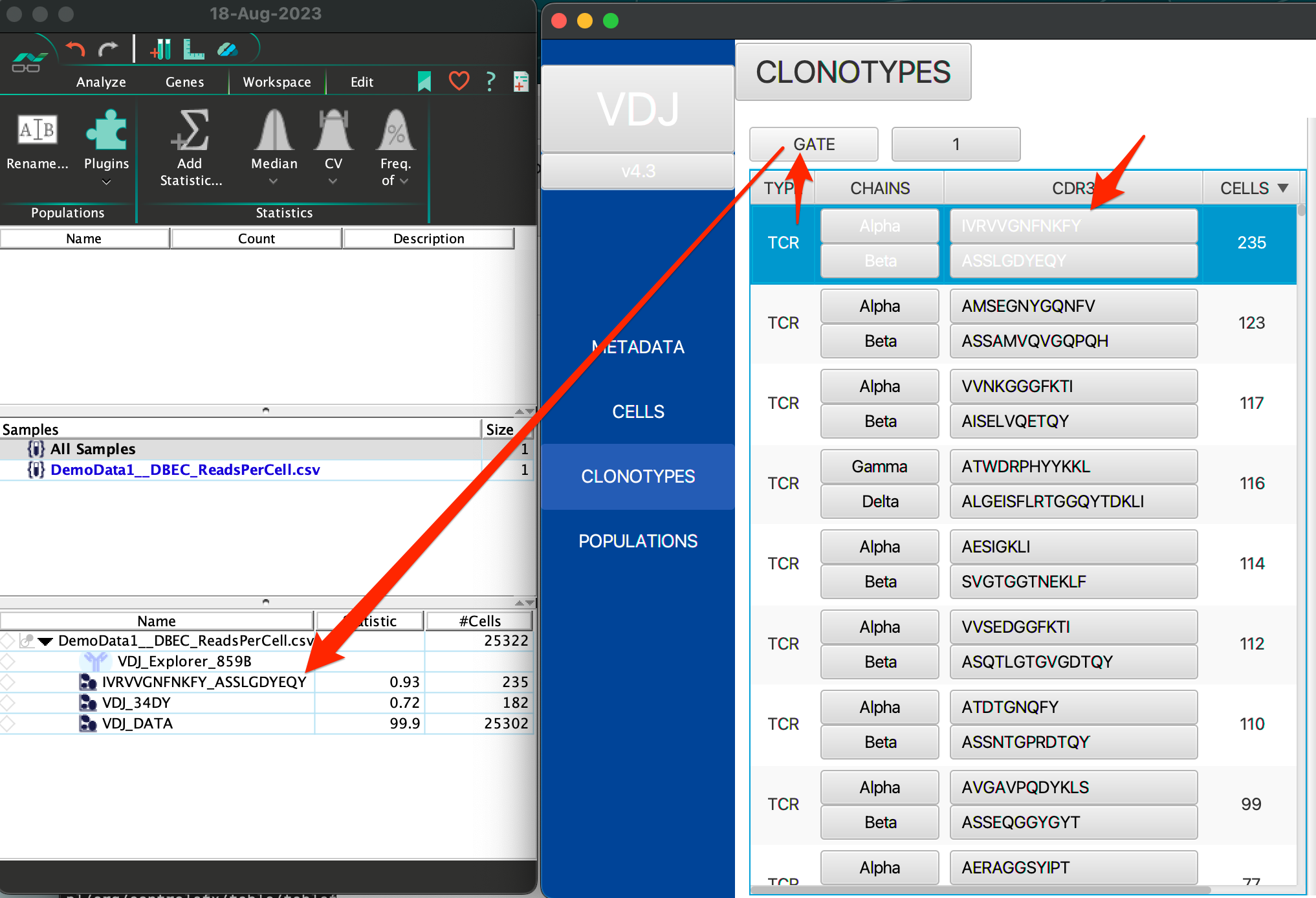 VDJ Explorer - FlowJo Documentation | FlowJo Documentation - Documentation for FlowJo, SeqGeq ...