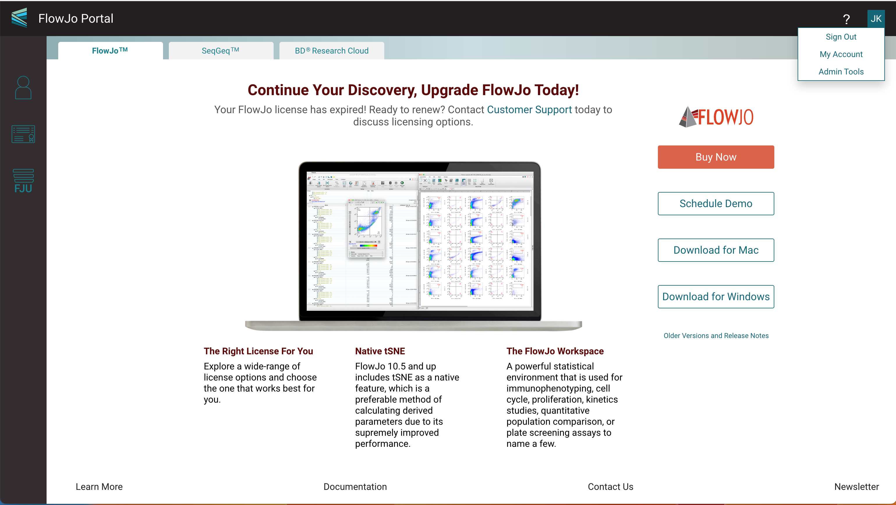 Admin Overview - FlowJo Documentation | FlowJo Documentation ...